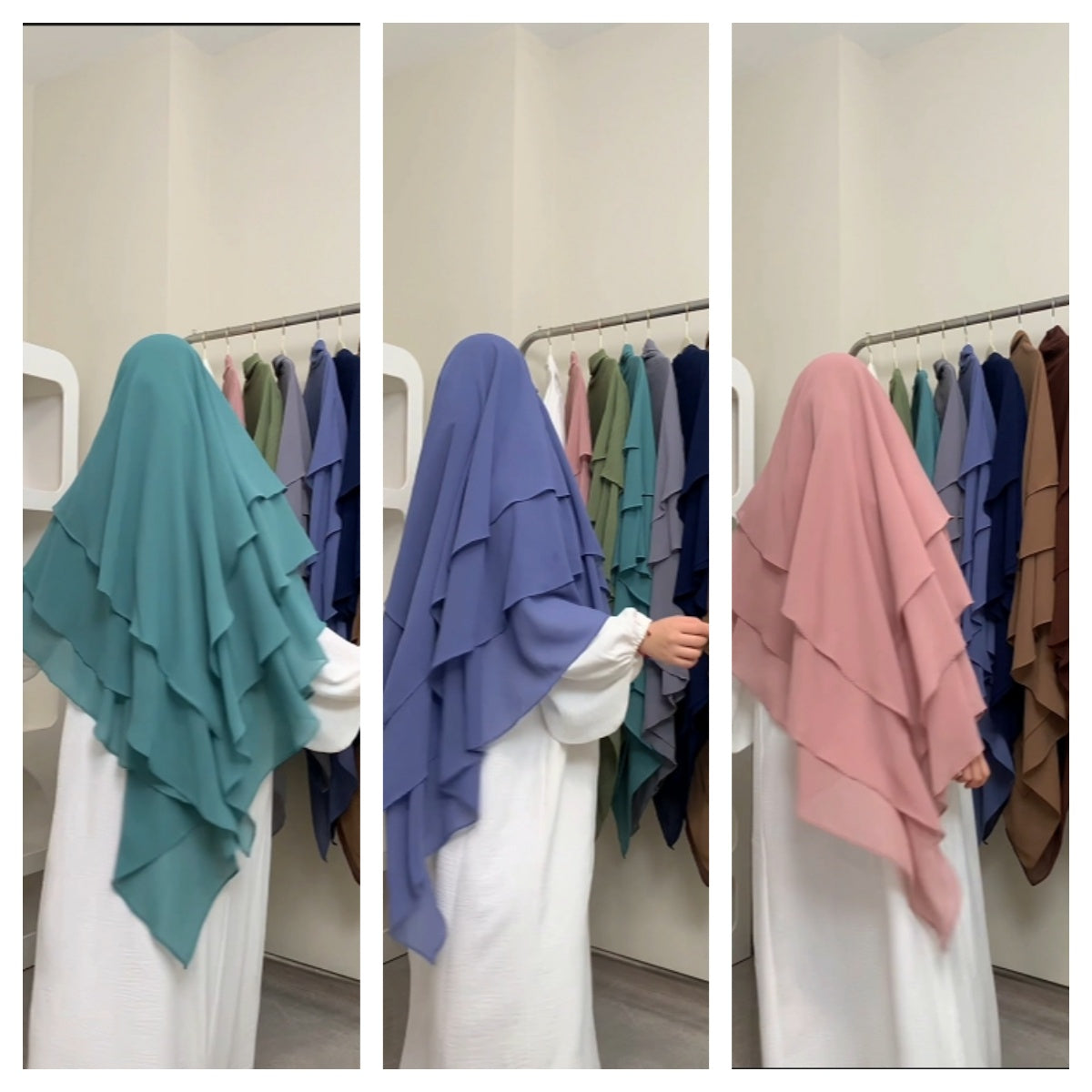 Latest colorful Khimar – LumosModesty