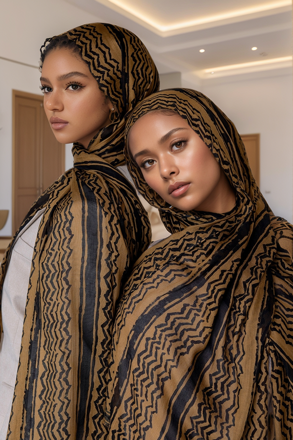 How to Tie a Scarf on Head in Arabic Style | Chic & Comfortable ...